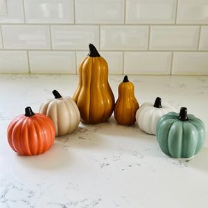 Target | Accents | Target Bullseyes Ceramic Mini Pumpkins And Gourd ...